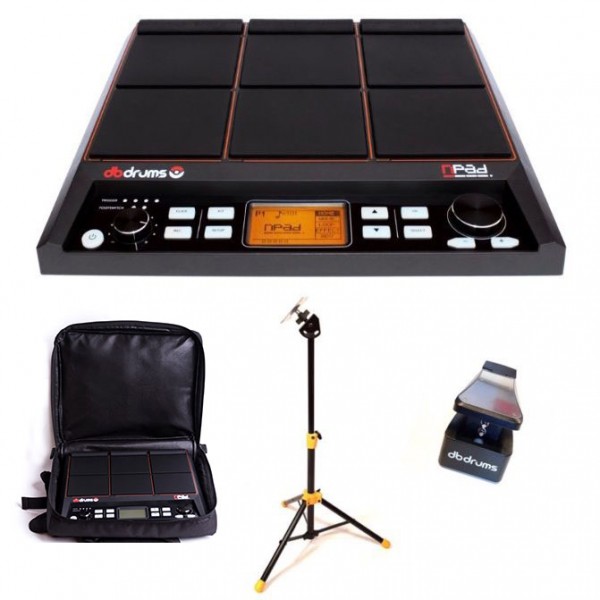 Combo Multi Sample pad + funda + pedal + soporte